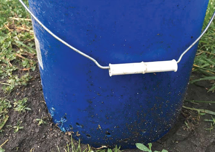 DIY Rock Bucket - Rusty Fox Farm